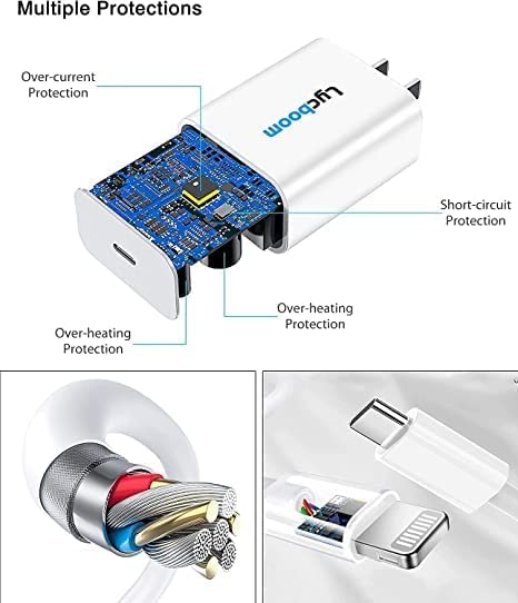 2023 New Update Fast 2 in 1 Charging Station Cable (5FT) for Apple Watch8 7 6 5 4 3 and for All iPhone 14/13/12/12 Mini/12Pro/12 Pro Max Plus/11/11Pro/11 Pro…