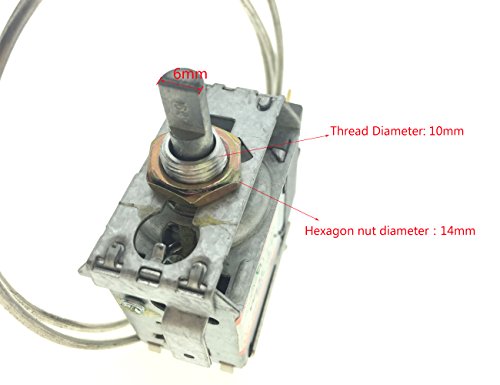 AC 220V 6A 3 Pin Freezer Refrigerator Thermostat WDF-18