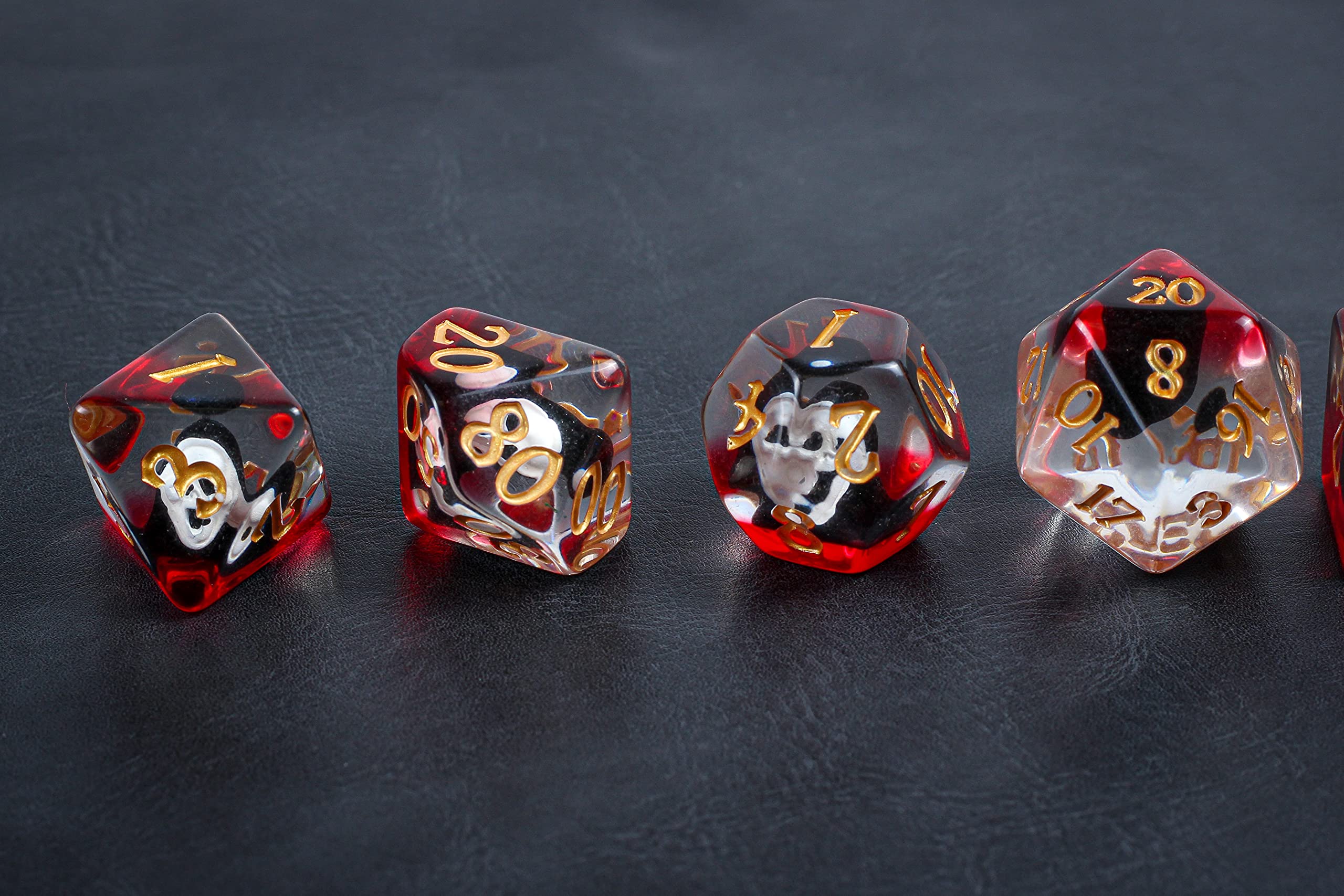 3DEGOS Horror Boogeyman of Evil DND Dice Set for Dungeons and Dragons Gifts, D&D, D and D, Pathfinder, Accessories, D20, Polyhedral, Resin Dice, Metal, Dice Tray, Tower, Bag, Box