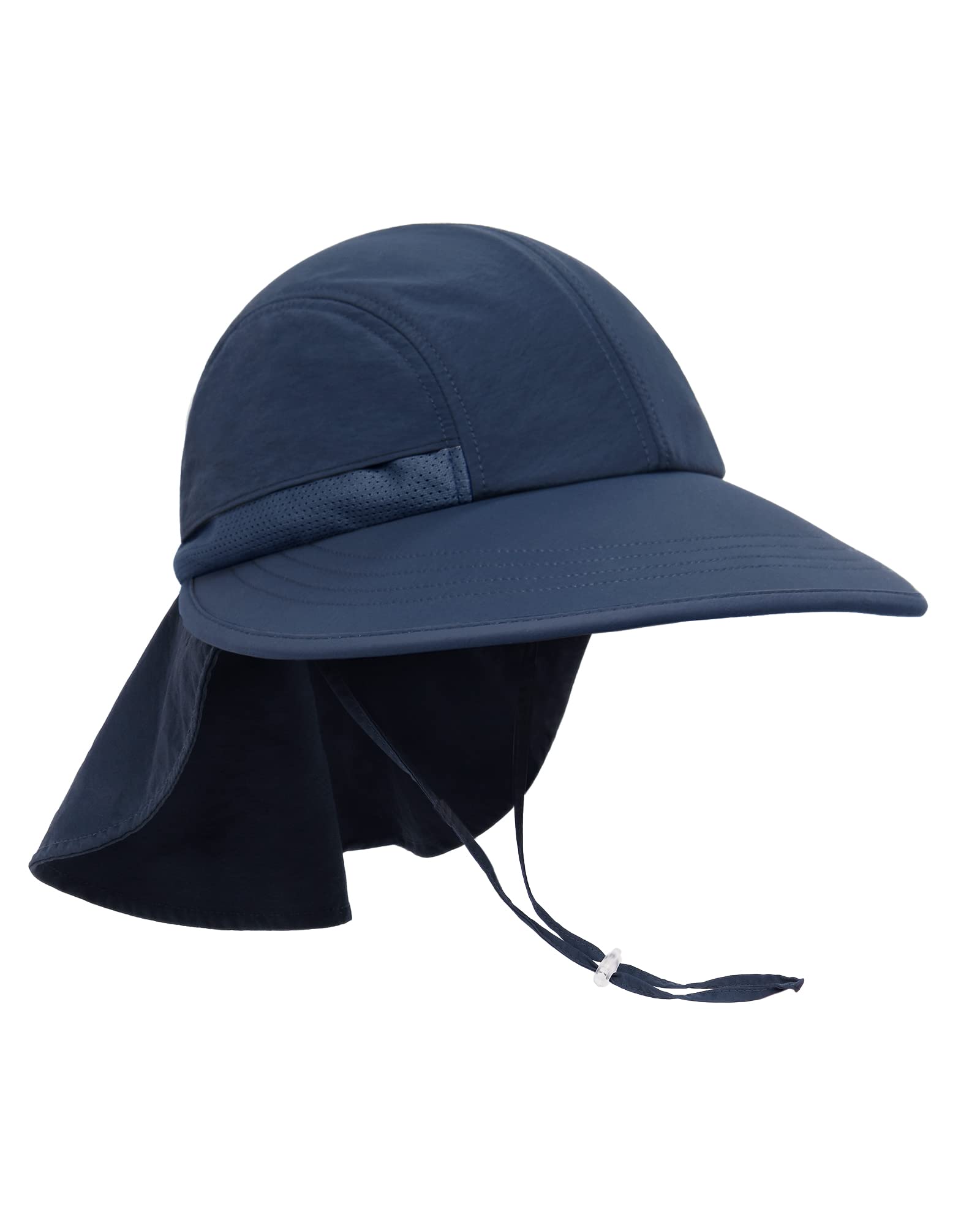 Camptrace Toddler Kids Sun Hats with Neck Flap UPF 50+ UV Protection Wide Rigid Brim Boys Girls Beach Swim Sunhat