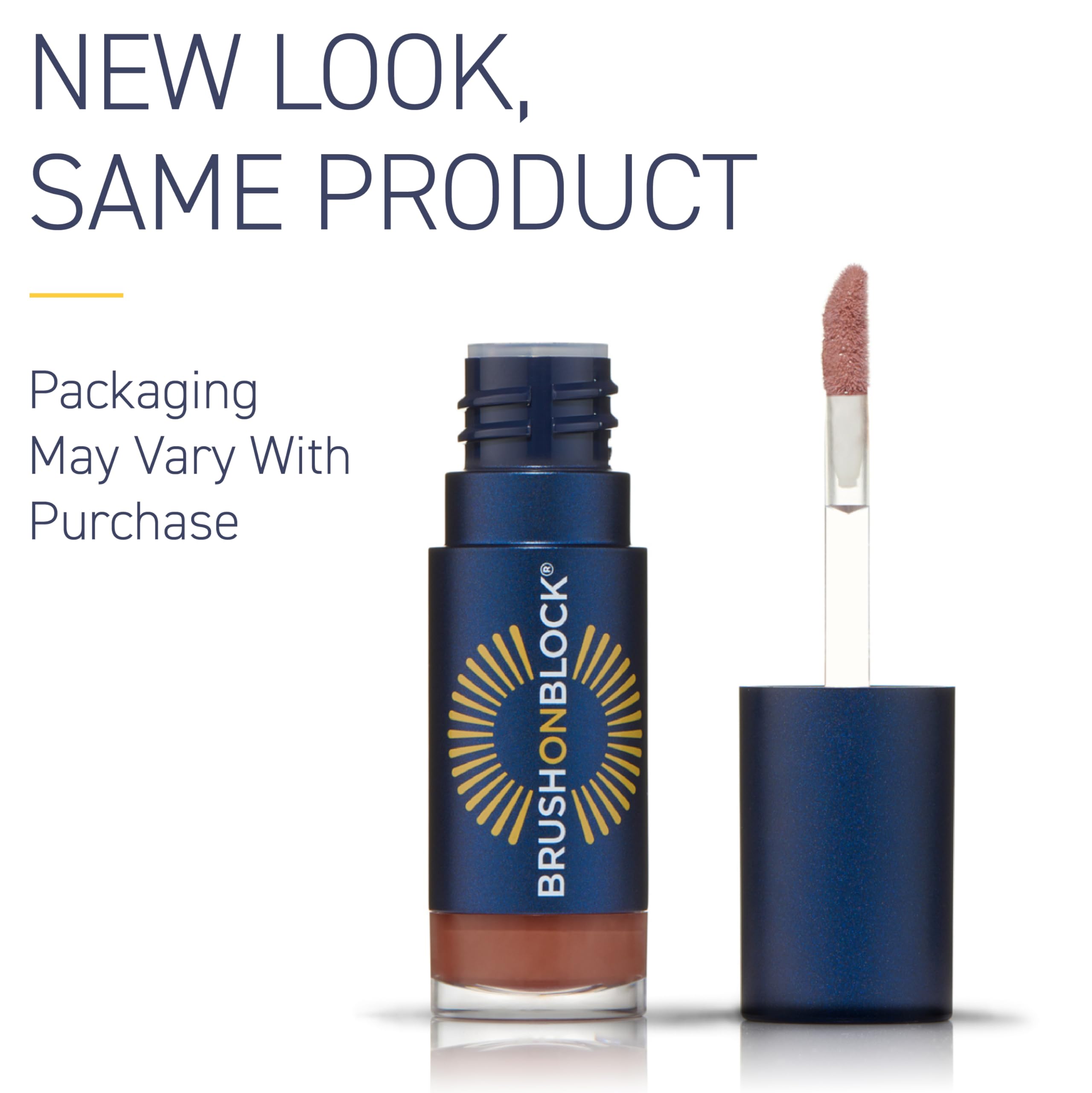 Brush On Block Sun Shine Protective Lip Oil SPF 30, Mineral Protection from UVA/UVB & Blue Light, Hydrating, Cruelty-Free, Gluten-Free, & Vegan, Fig