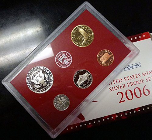 2006 S Silver Proof Set, may have natural toning on silver Various US Mint Proof