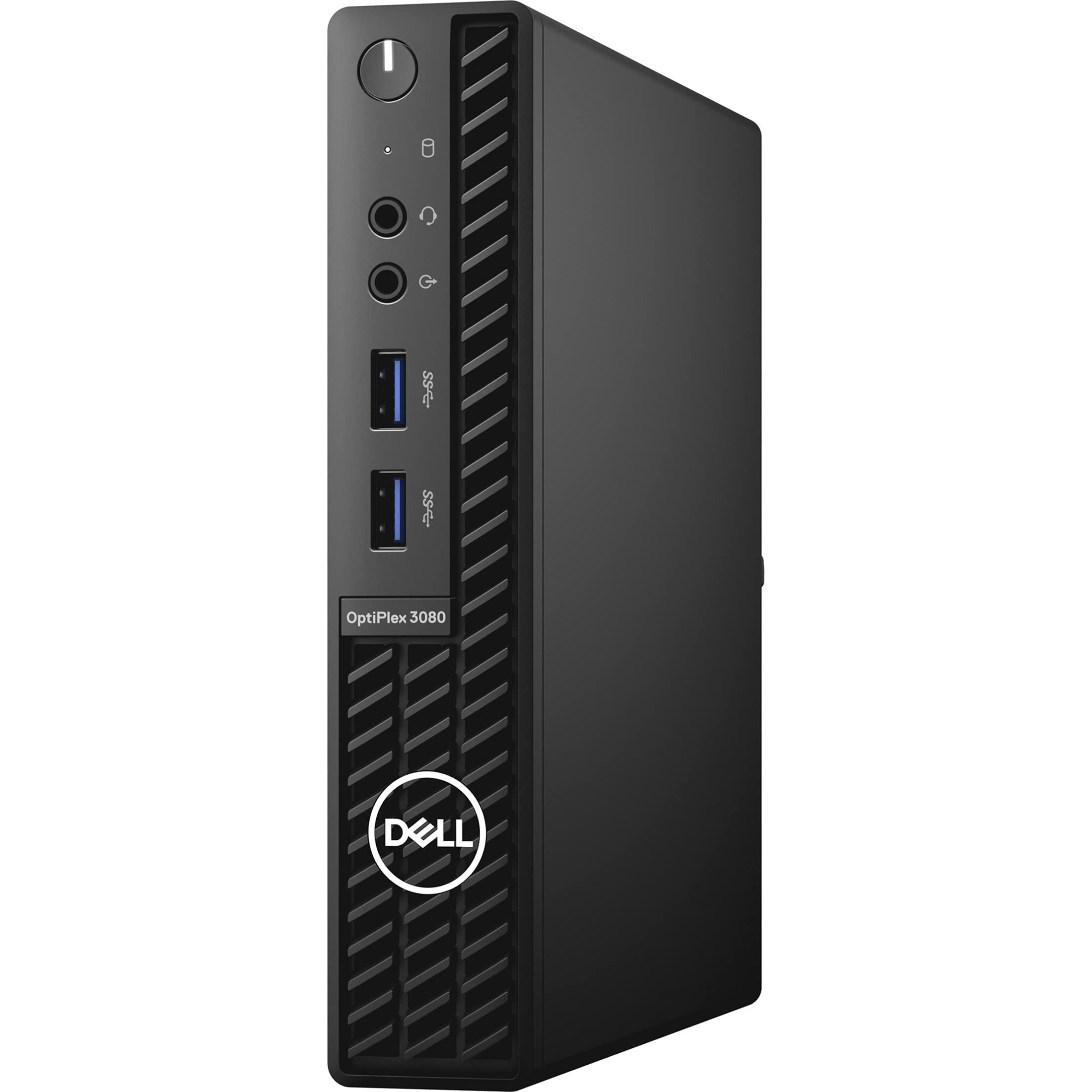 Dell OptiPlex 3000 3080 Desktop Computer - Intel Core i5 10th Gen i5-10500T Hexa-core (6 Core) 2.30 GHz - 16 GB RAM DDR4 SDRAM - 256 GB NVMe M.2 PCI Express M.2 SSD - Micro PC - Black