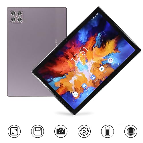 10.1 Inch Tablet, Business Tablet Front 8MP Rear 20MP 2 in 1 12GB 256GB 4G LTE 8 Core CPU with Keyboard for Travel for Android 11.0 (#3)