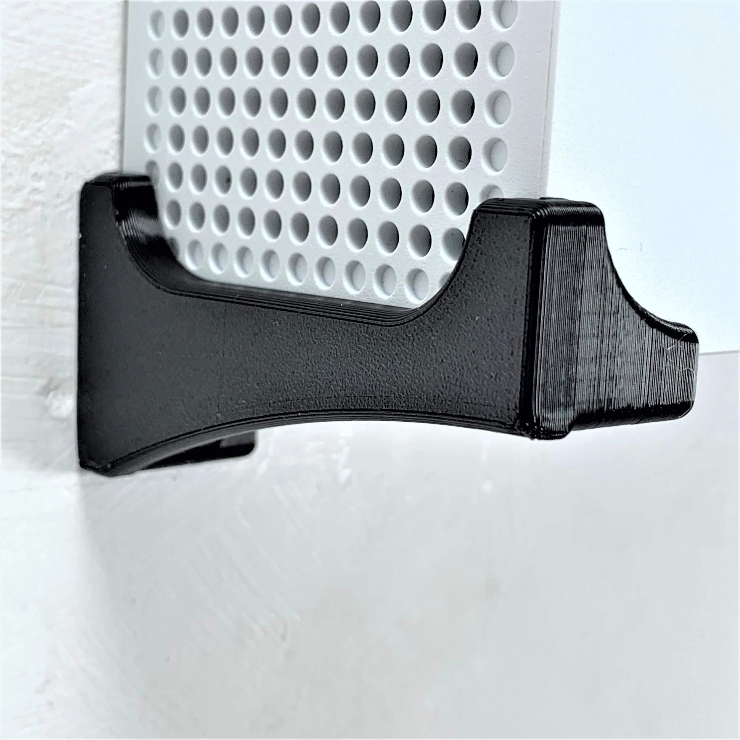 3D Cabin Product Compatible with The Xbox Series S Wall Mount Wall Bracket Holder Four Corner Black