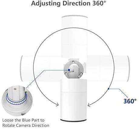 SMONET 3MP Wireless IP Camera Outdoor, Replacement and Extra Camera 3MP Wireless Security Camera System Only. High Resolution IR Cut 65Ft Night Vision.Check If It Can Work for You Before Your Order…