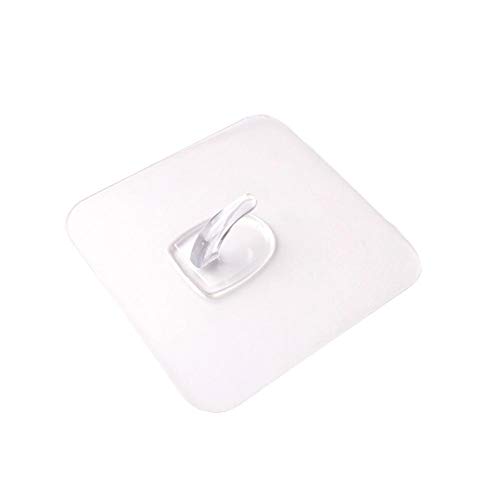 5 Pcs Adhesive Hooks,Adhesive Wall Hooks Nail Free Heavy Duty Hooks Robe Hooks Towel Stands Office Strong Sticky Wall Hook, Bathroom Toilet Kitchen Bath Towel Hooks