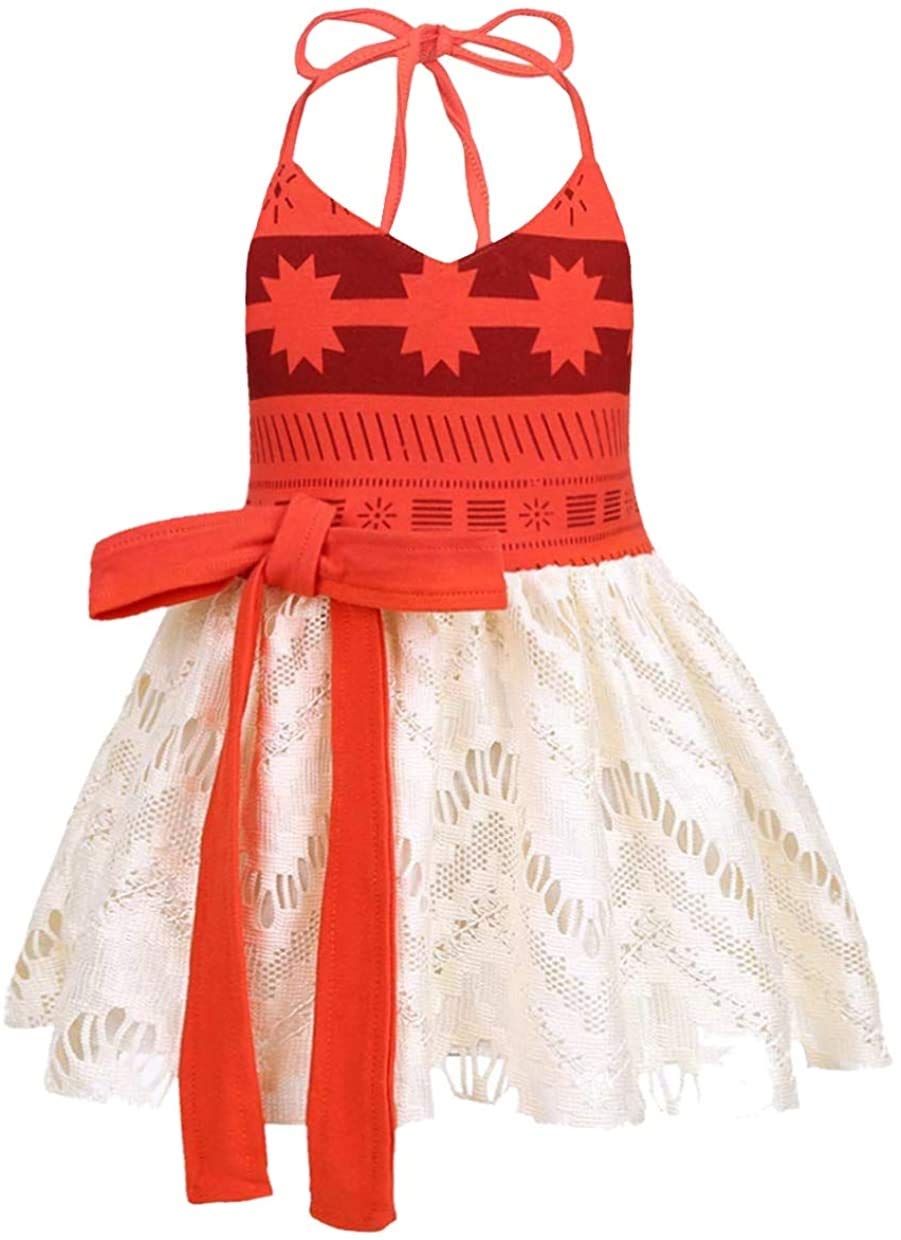 Aalizzwell 2T Toddler Girl Dress Orange