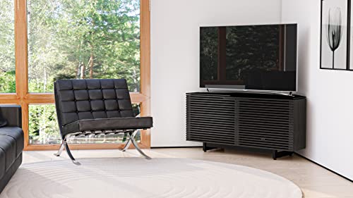 BDI Corridor 8175 Corner Media Cabinet, Charcoal