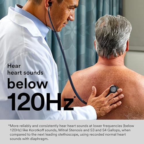 3M Littmann Cardiology IV Diagnostic Stethoscope, 6154, More Than 2X as Loud*, Weighs Less**, Stainless Steel Chestpiece, 27" Navy Blue Tube