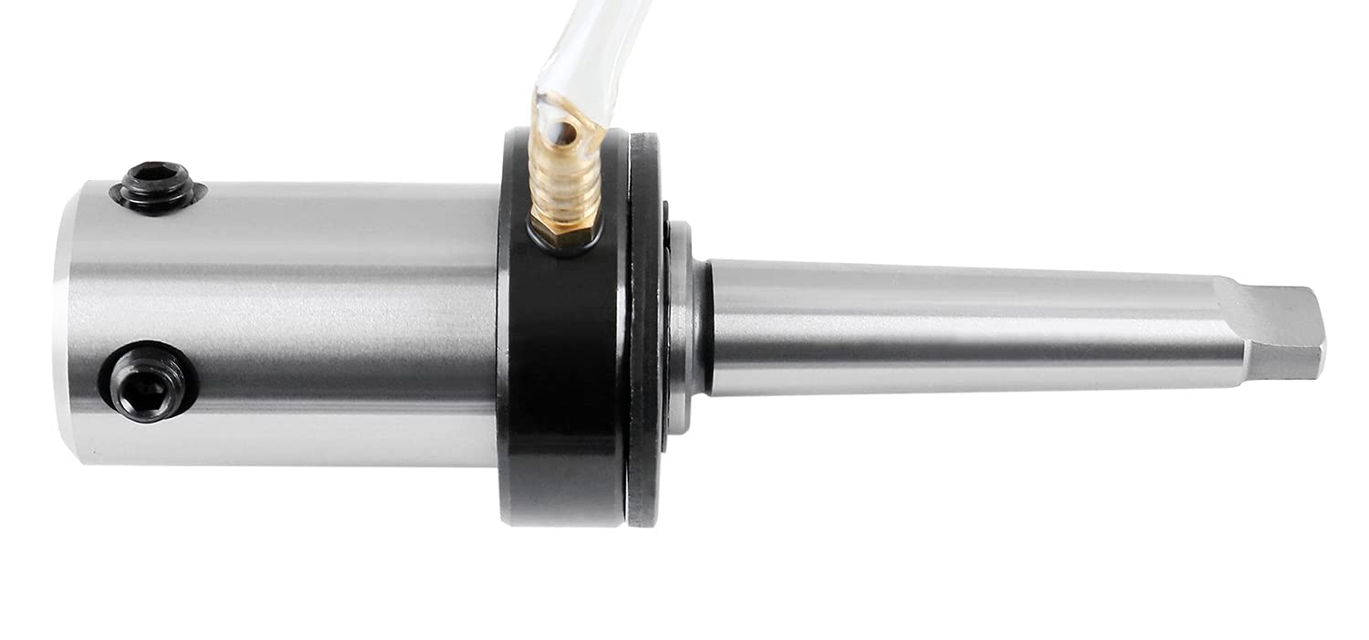 Accusize Industrial Tools Mt2 to 3/4 inch Weldon Shank with Coolant System for Drill-Use Annular Cutter on Drill Press, Mc10-0002