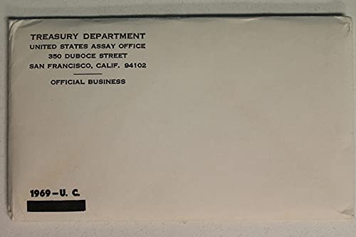 1969 United States Mint Uncirculated Coin Set in Original Government Packaging