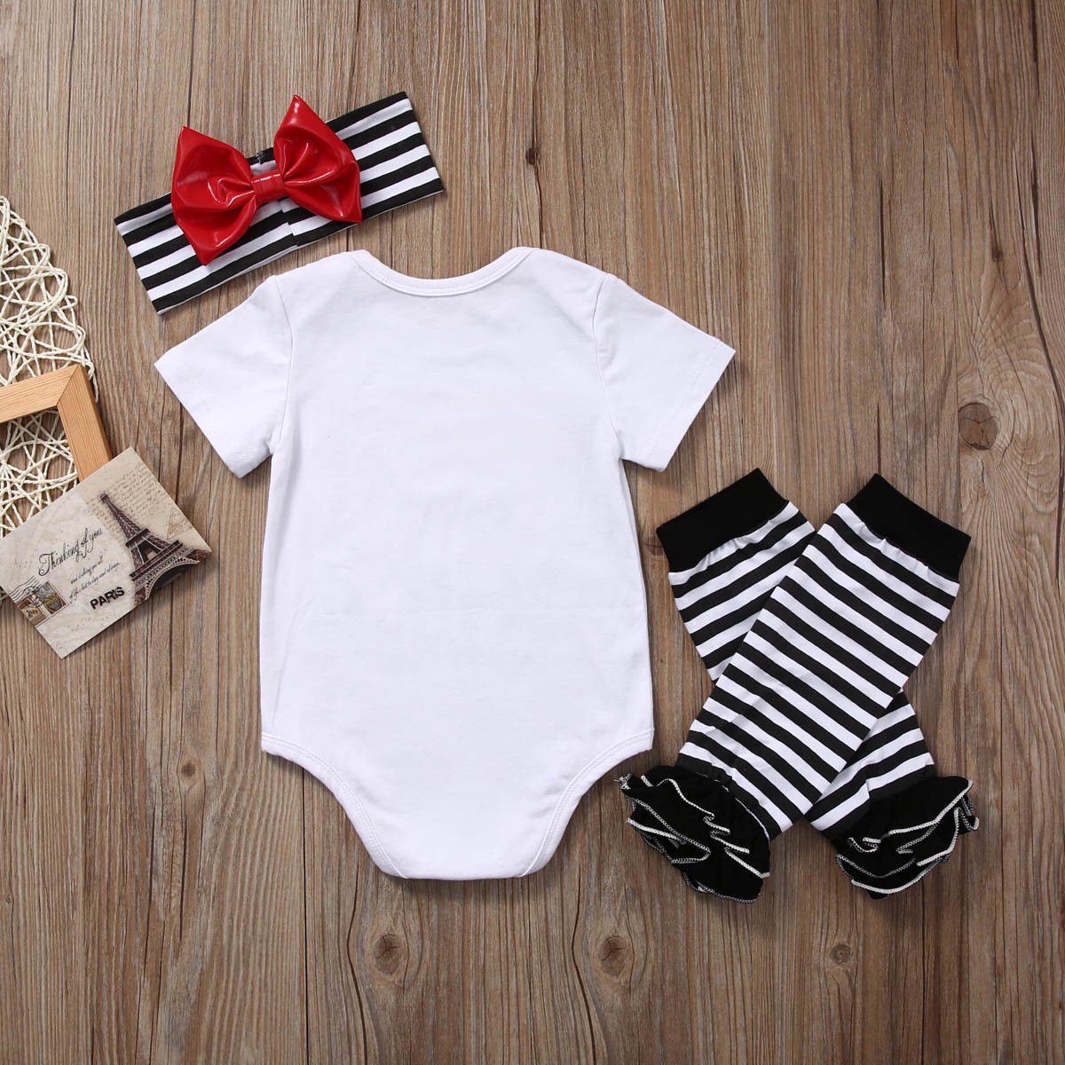 ABEE Baby Girls ESPN and Chill with My Daddy Bodysuit and Socks Outfit with Headband