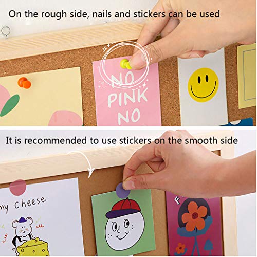 Wall decoration DIY Cork Board, Message Board Hanging Photo Wall, Home Creative Desktop Notepad Felt Wall Stickers Display