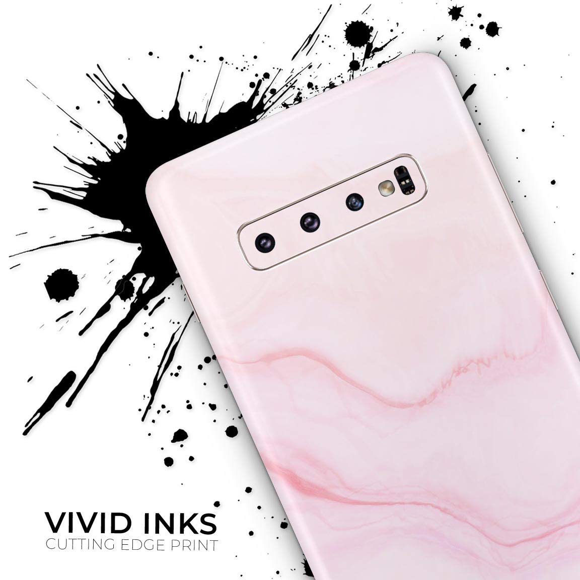 DesignSkinz Marble Surface V1 Pink Protective Vinyl Decal Wrap Skin Cover Compatible with The Samsung Galaxy S20 (Screen Trim & Back Glass Skin)