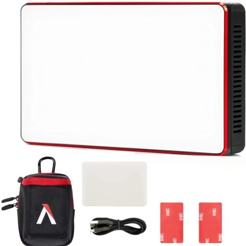 Aputure Amaran MC RGBWW LED On Camera Light Portable Photography Light TLCI/CRI 96+ RGB 0-360 Full Color 3200-6500K Adjustable 0-100% Stepless Dimming with Magnet Adsorption Function,Wireless Charging