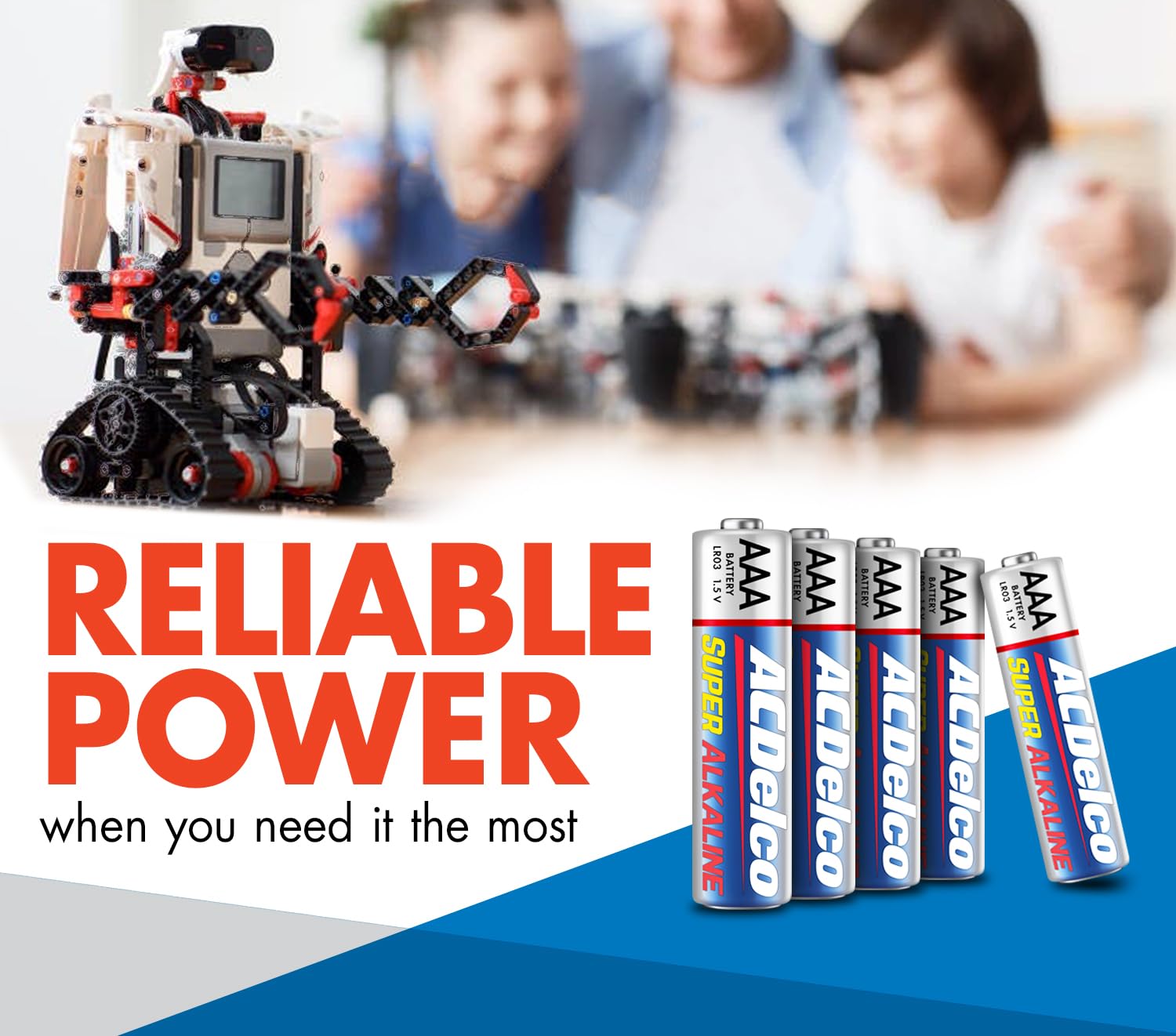 ACDelco 48-Count Triple AAA Batteries, Maximum Power Super Alkaline Battery, 10-Year Shelf Life