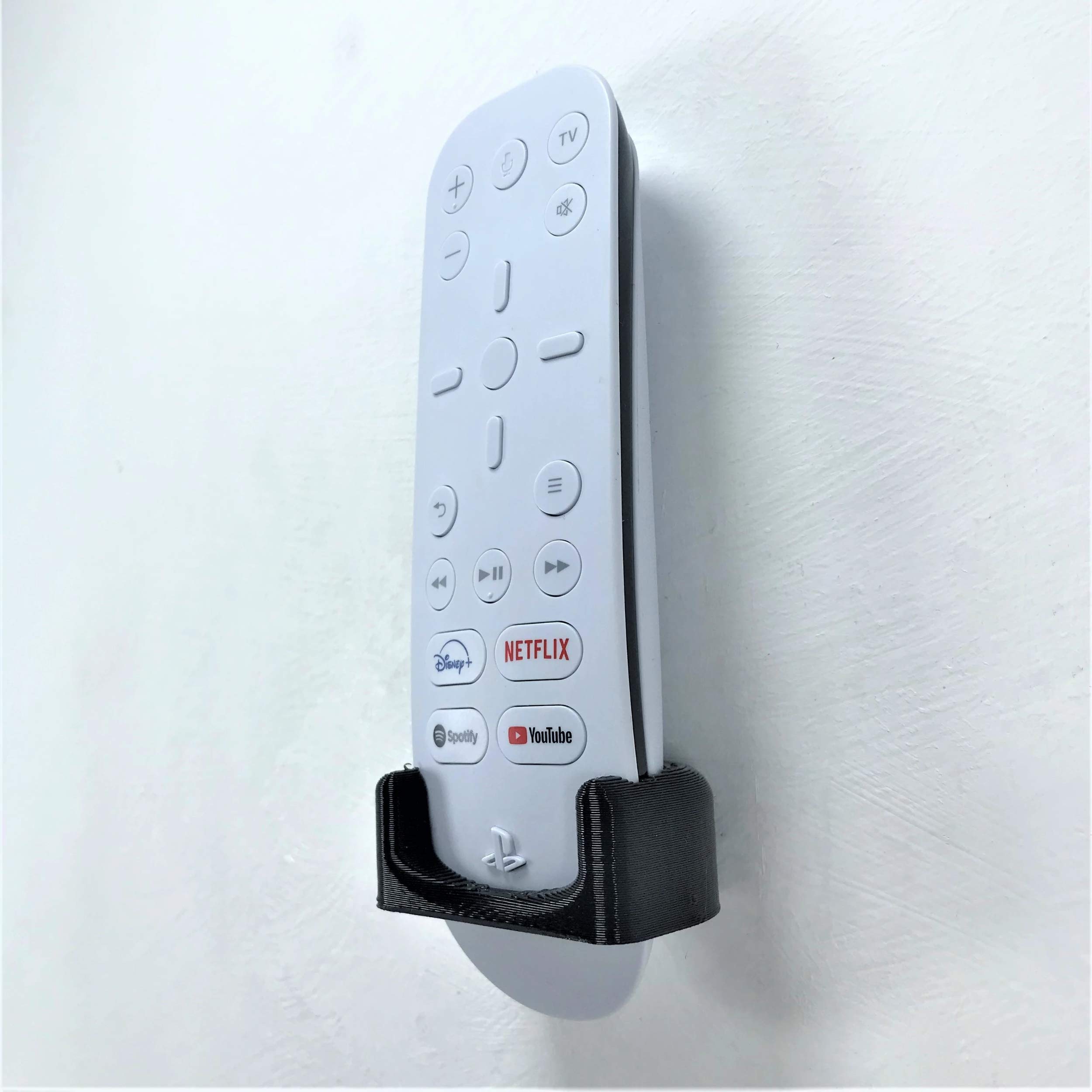 3D Cabin Product Compatible with PS5 Media Remote Controller Wall Mount Bracket Holder Stand for PlayStation 5 Black