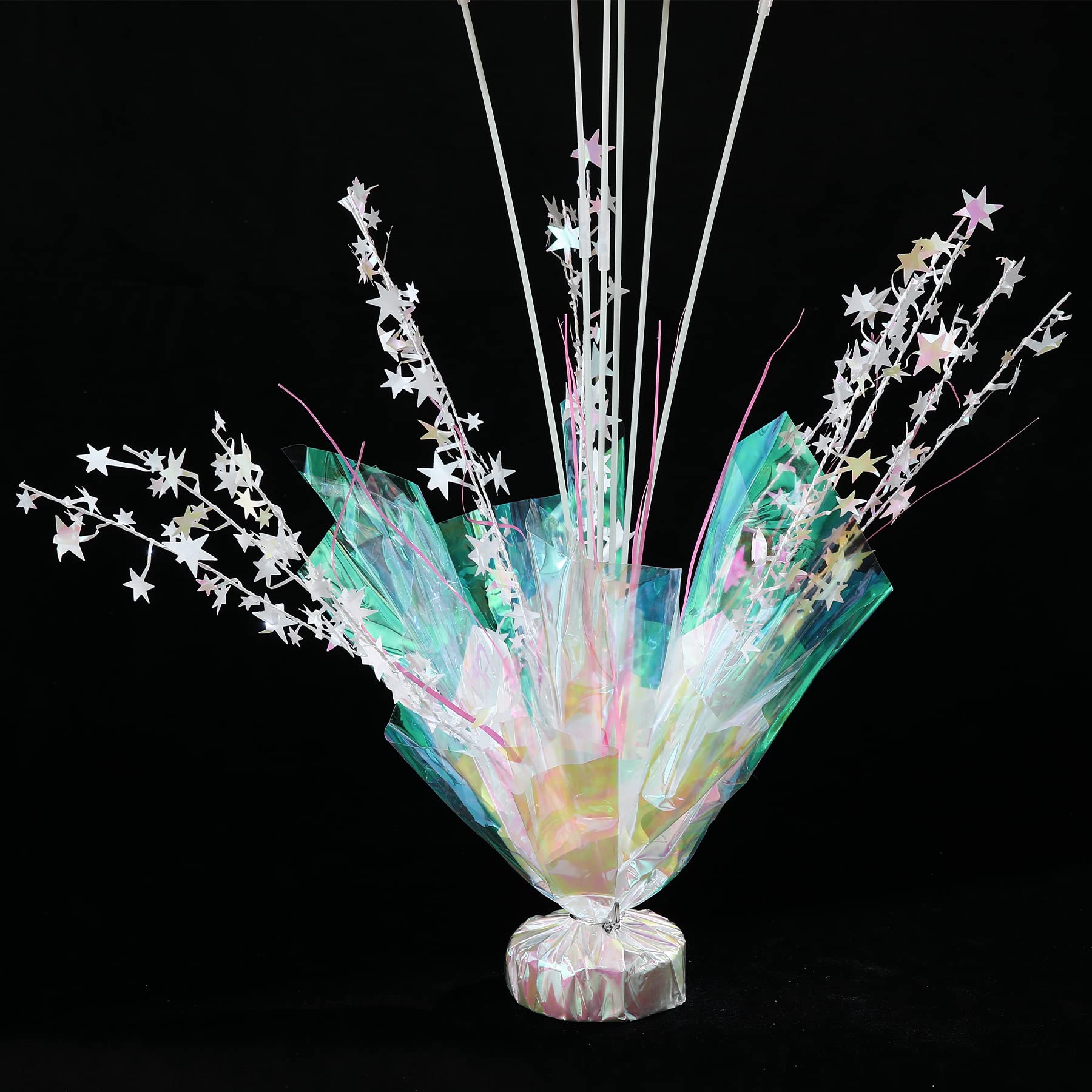 2 Sets Pastel Balloons Centerpiece for Table, Rainbow Balloon Stand Kit for Birthday Party Wedding Baby Shower Prom Tabletop Decorations