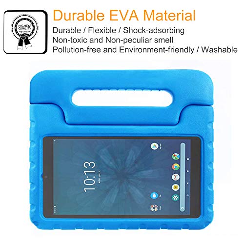 TIRIN Walmart Onn 8 Inch Tablet Case, Light Weight Shockproof Handle Friendly Convertible Stand Kids Case for Walmart Onn 8 inch Android Tablet 2019 Release Model ONA19TB002 NOT for 2020 Gen 2 - Blue