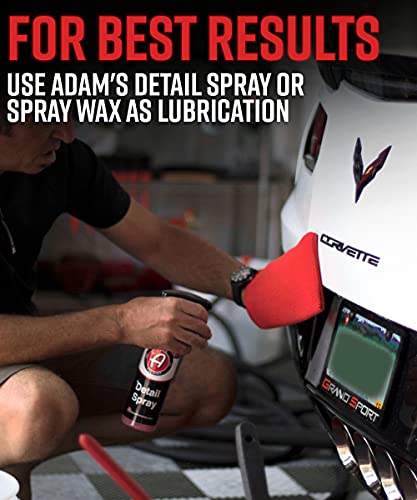 Adam's Polishes Clay Mitt - Medium Grade Clay Bar Infused Mitt | Car Detailing Glove Quickly Removes Debris from Your Paint, Glass, Wheels, & More