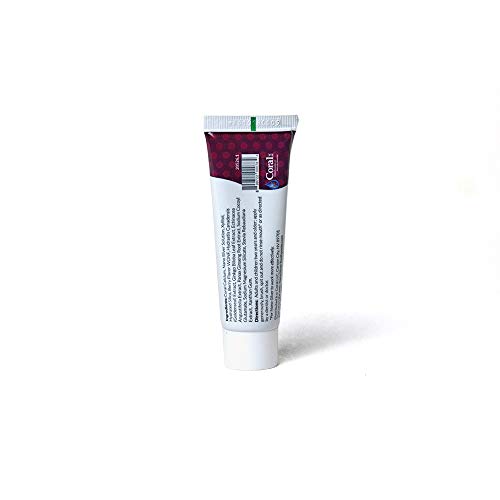 Coral Nano Silver Bubble Berry Travel Size Xylitol Toothpaste Fluoride and SLS Free Naturally Whitens Teeth 1 Ounce (2 Pack)
