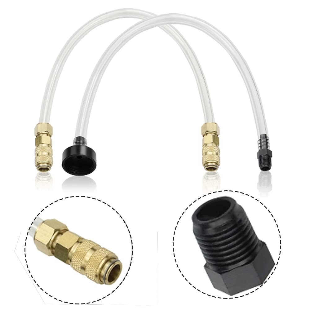 YIYIBYUS Bleed Tube with Bridge Tube,Bleed kit Filler kit Compatible with Seastar Hydraulic Steering Systems