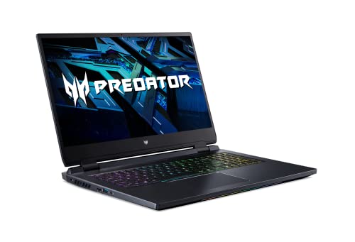 Acer Predator Helios 300 Gaming Laptop | 12th Gen Intel i7-12700H | GeForce RTX 3060 GPU | 17.3" Full HD 144Hz 3ms IPS Display | 16GB DDR5 | 512GB Gen 4 SSD | Killer Wi-Fi 6E | PH317-56-70XJ