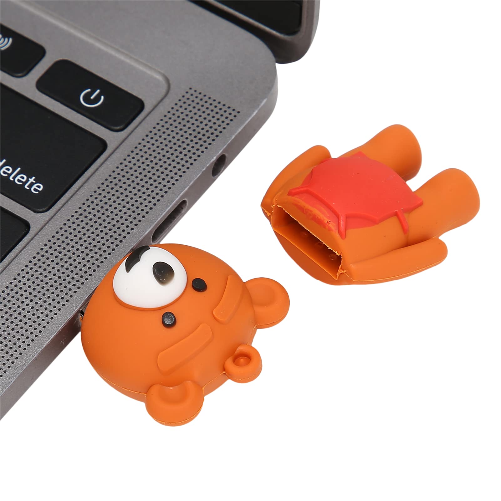 128GB Bear USB Flash Drive, High Speed U Disk Bulk Storage U Disk Cartoon Memory Thumb Stick U Disk Cute 16GB 32GB 64GB 128GB(#1)