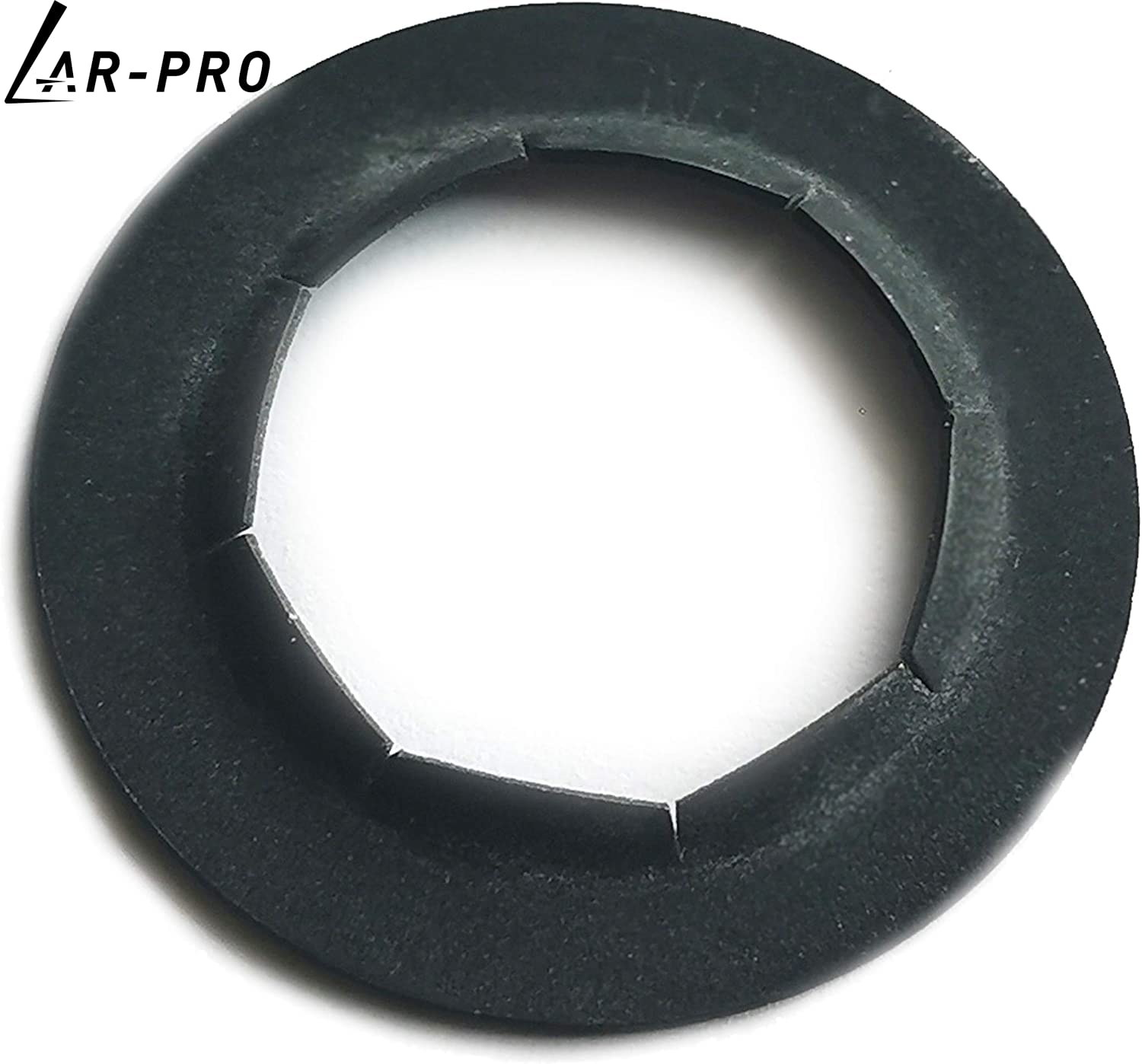 AR-PRO (8 Pack) Hard-to-Find Spring Steel Push-On Pushnuts - Dolly Wheel Lock Washers Fits 5/8" Dolly Axle Rods with Oiled Phosphate Finish