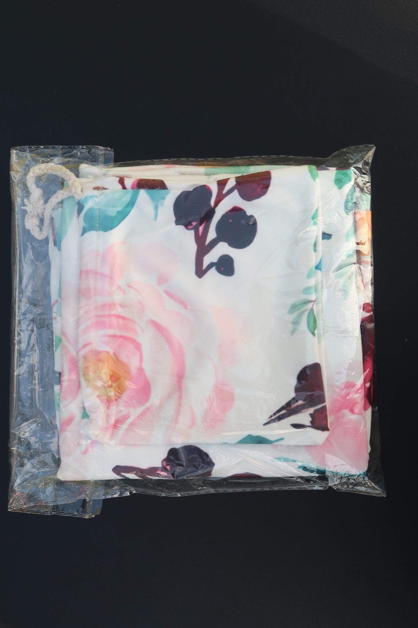 Baby Carseat Cover with Carrying Pouch Nursing/Breastfeeding 3 in 1 Multi-Use Extra Soft Floral Car Seat Canopy Baby Shower/New Moms and Dads