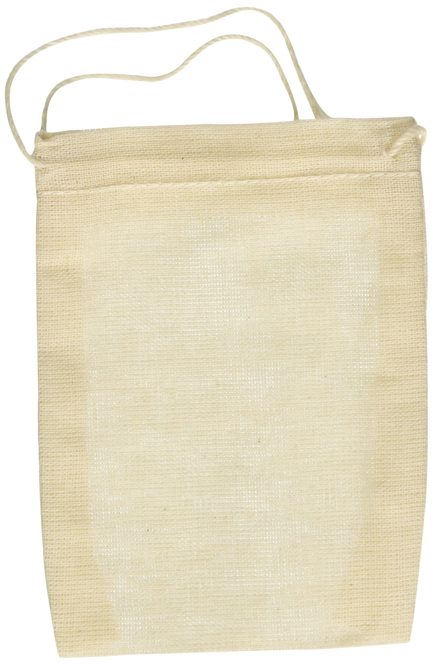 50 Pieces Drawstring Bags Muslin Bag Sachet Bag Gift Bags Small Cotton Cloth Pouch for Home Supplies (3 by 4 Inches)