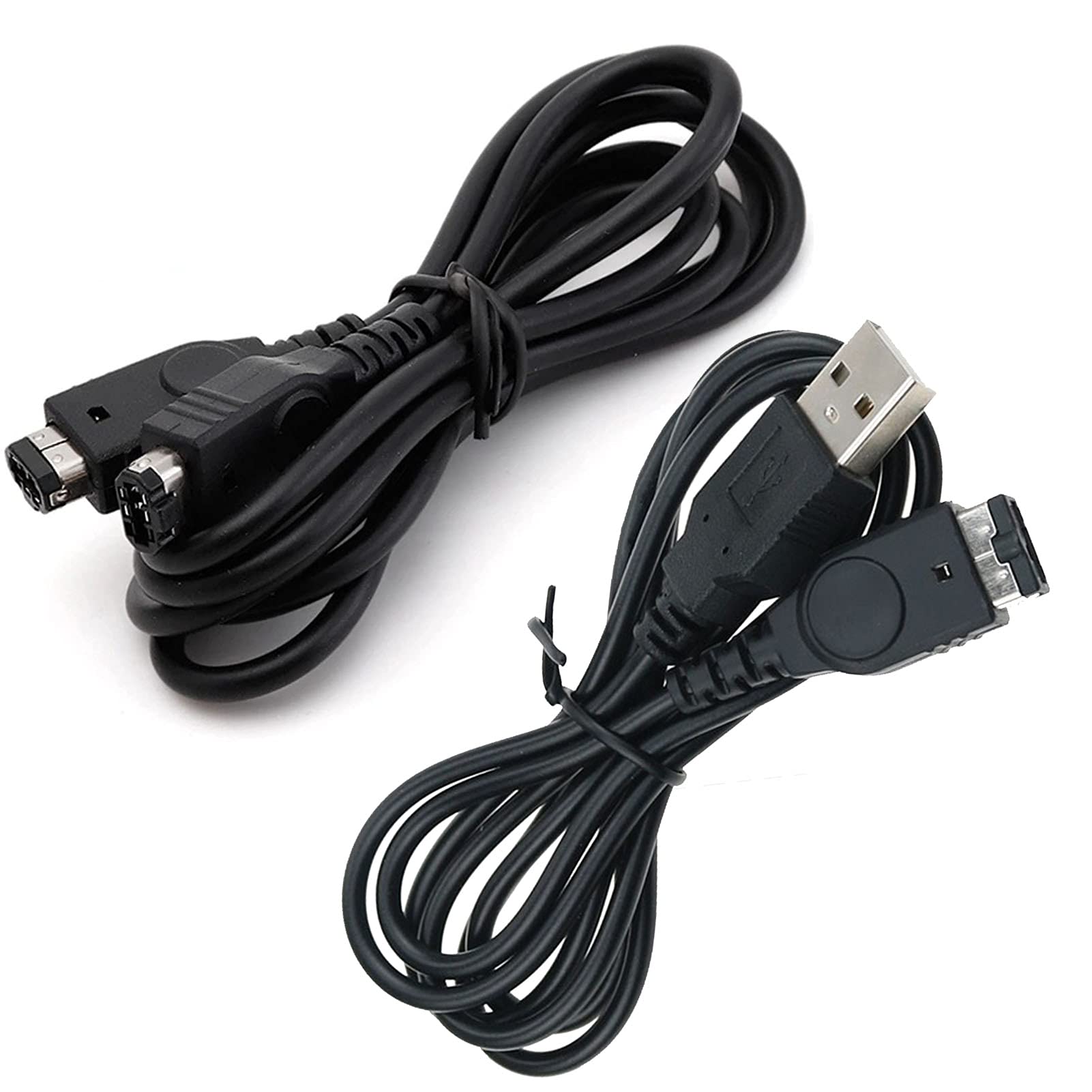 2 Player Link Cable + USB Power Charger Cable for Nintendo Gameboy Advance SP/GBA SP Connect Cable Cord