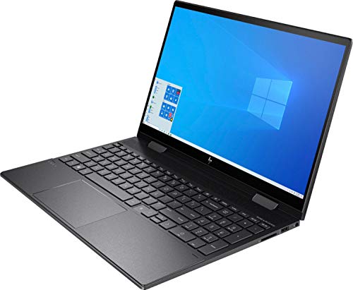 2020 HP Envy X360 2-in-1 15.6 Inch Touchscreen Laptop (AMD Quad-Core Ryzen 7, AMD Radeon RX Vega 10, 32GB RAM, 1TB SSD, Backlit Keyboard, WiFi, Bluetooth, HDMI, Windows 10 Home) (Black)