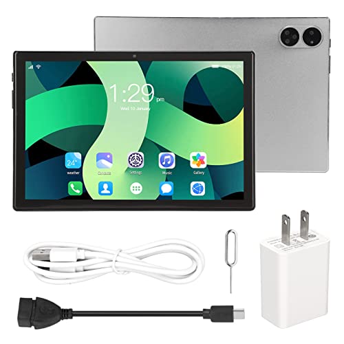 128GB ROM 10.1Inch Tablet, 11 HD Gaming Tablet PC, 3G Dual SIM Network, Capacitive Screen 5 Point Touch, IPS HD Octa Core, 10Inch 4GB RAM Laptop PC for Students (US Plug)