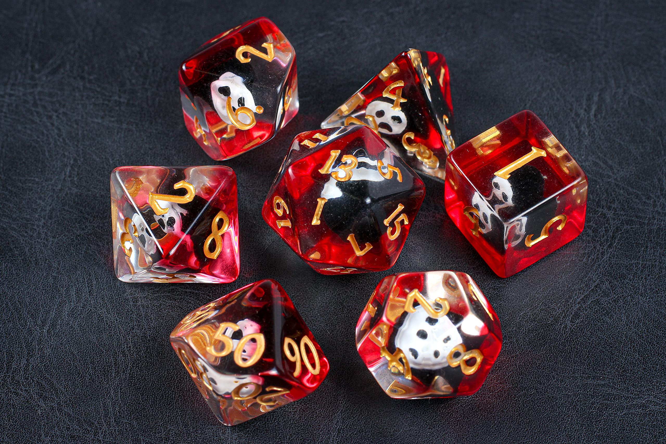 3DEGOS Horror Boogeyman of Evil DND Dice Set for Dungeons and Dragons Gifts, D&D, D and D, Pathfinder, Accessories, D20, Polyhedral, Resin Dice, Metal, Dice Tray, Tower, Bag, Box