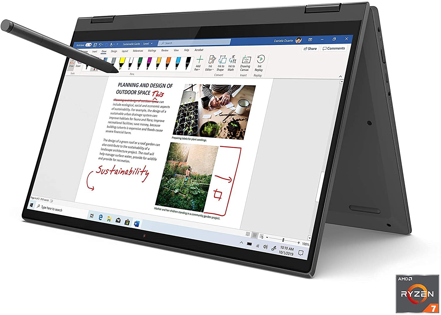 Lenovo 2021 Flex 5 14" FHD 2in1 Touch Screen Laptop, 8-core AMD Ryzen 7 4700U(>i7-10710U), USB-C, Webcam, Backlit KB, Fingerprint, Win 10 H, WOOV Accessories (8GB RAM | 512GB PCIe SSD + Accessories)
