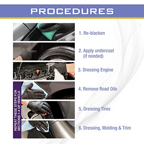 Auto Magic Super Dress-It - Water-Based Silicone Dressing for Air Vents, Tires, Hoses - 128 Fl Oz