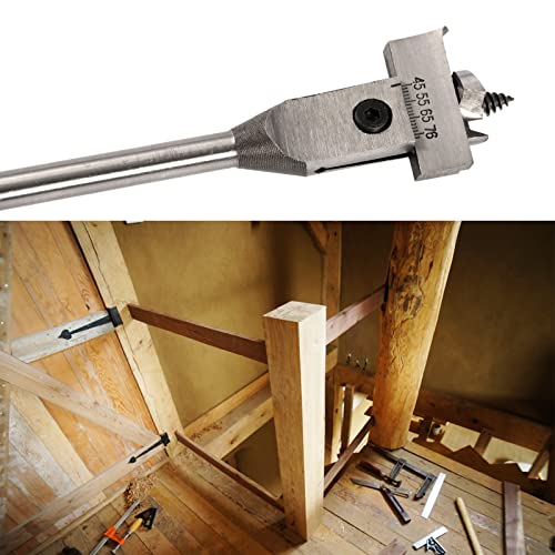22-76Mm Adjustable Spade Bit Expansive Flat Woodworking Boring Drill Bit Set