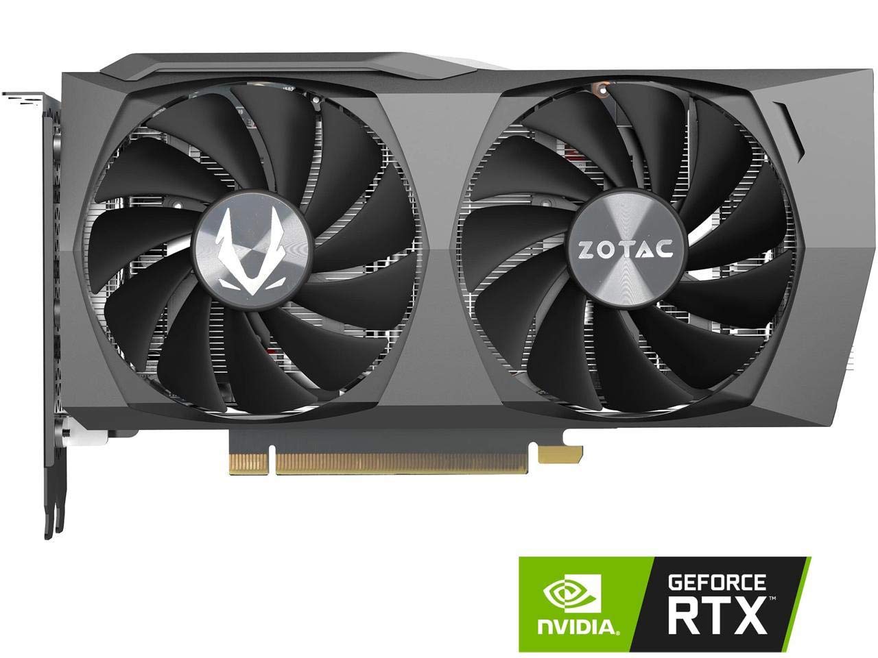 ZOTAC Gaming GeForce RTX 3060 Twin Edge 12GB GDDR6 192-bit 15 Gbps PCIE 4.0 Gaming Graphics Card, IceStorm 2.0 Cooling, Active Fan Control, Freeze Fan Stop, ZT-A30600E-10M