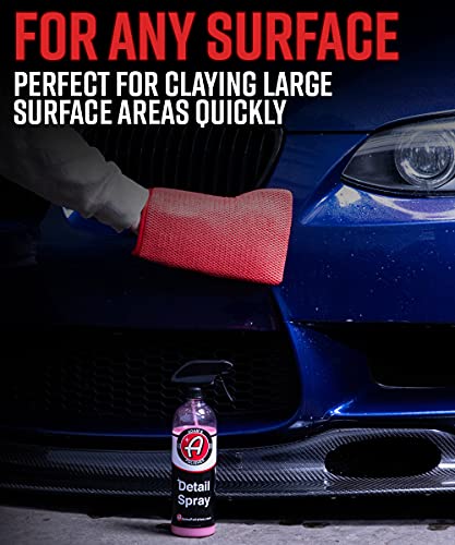 Adam's Polishes Clay Mitt - Medium Grade Clay Bar Infused Mitt | Car Detailing Glove Quickly Removes Debris from Your Paint, Glass, Wheels, & More
