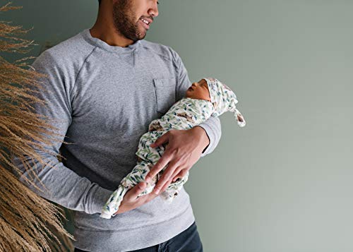 Copper Pearl Large Premium Knit Baby Swaddle Receiving Blanket Bear
