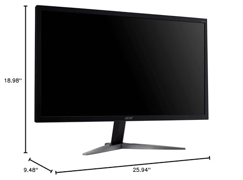 Acer Gaming Monitor 28” KG281K bmiipx 3840 x 2160 AMD FREESYNC Technology (HDMI & Display Ports)