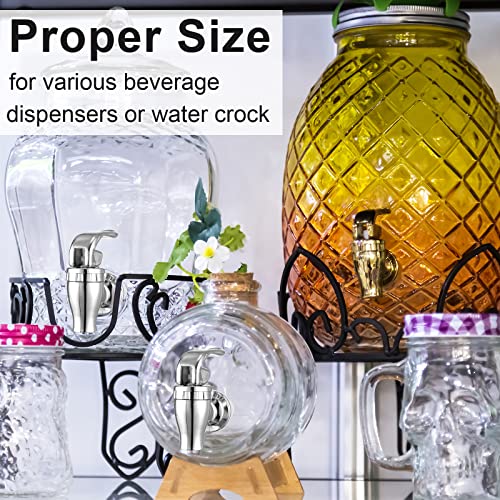 24 Pieces Beverage Dispenser Spigot Bulk Push Style Spigot Water Cooler Faucet Replacement Plastic Lever Spout Water Dispenser Spigot for Juice Lemonade Beverage Dispenser