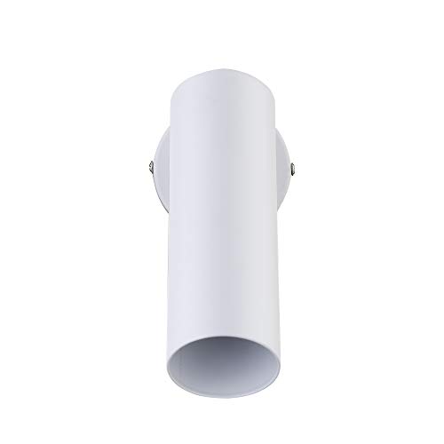 Amazon Basics Modern Wall Sconce Light - 6" x 3.3" x 8", White
