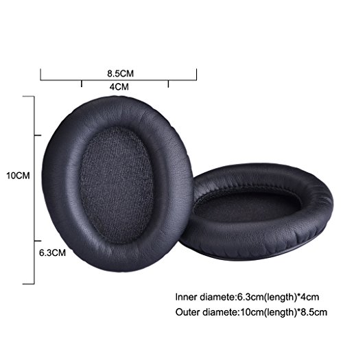 Avantree Black Replacement Earpads for Over Ear Headphones - Suitable for Avantree HT5009, HT4189, HT41899, DG59M, C519M,Audition, Audition Pro(Not Original Audition & Audition Pro Edition)