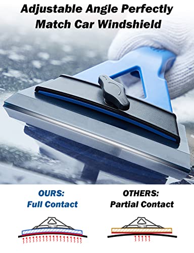 JOYTUTUS Snow Brush and Ice Scraper, Snow Scraper Brush for Car Windshield, Snow Remover for Cars, Trucks, SUV