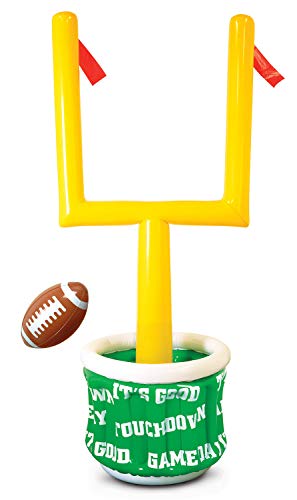 Beistle Goal Post 74” x 28” Holds Approx. 60 12oz. Cans – Inflatable, Drink Containers, Football Party Decorations, Game Day Coolers