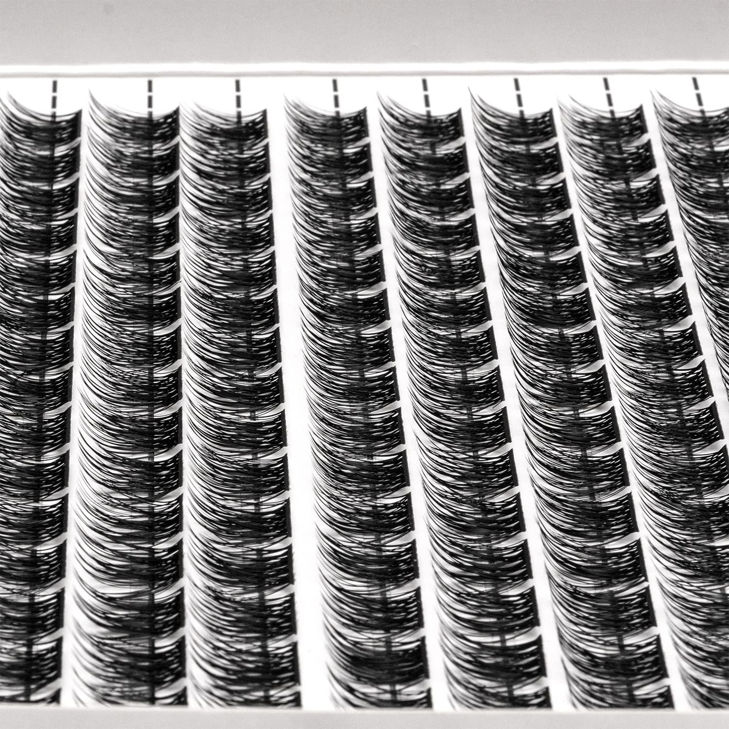 12mm Lash Clusters d Curl, 225 Clusters 0.07mm Individual Lashes False Lashes Wider Stem Segment Lashes Voluminous Lightweight Fluffy Wispy Reusable Home DIY Extensions Clusters (12mm)