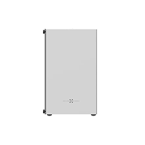 MATX PC Case in Mini-Size, Portable Gaming Computer Case, Aluminum Micro ATX Case for DIY Installation Silver